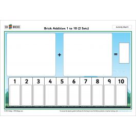 Activity Mats 5&6: Brick Addition 1 to 10 (2 sets & 3 sets)